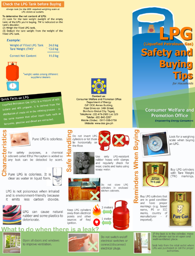 LPG Safety and Buying Tips | PDF