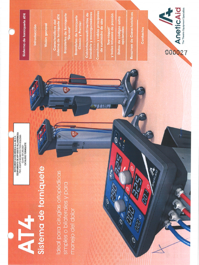Equipo Neumático para Isquemia At4 | PDF