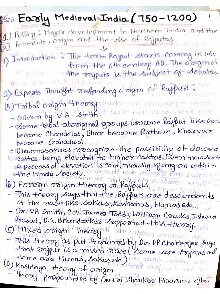 Early Medieval India | PDF