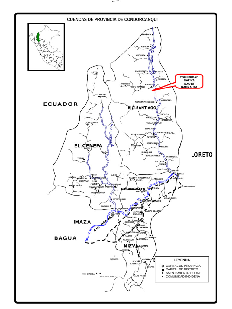 Plano de Ubicacion C.N Nauta | PDF