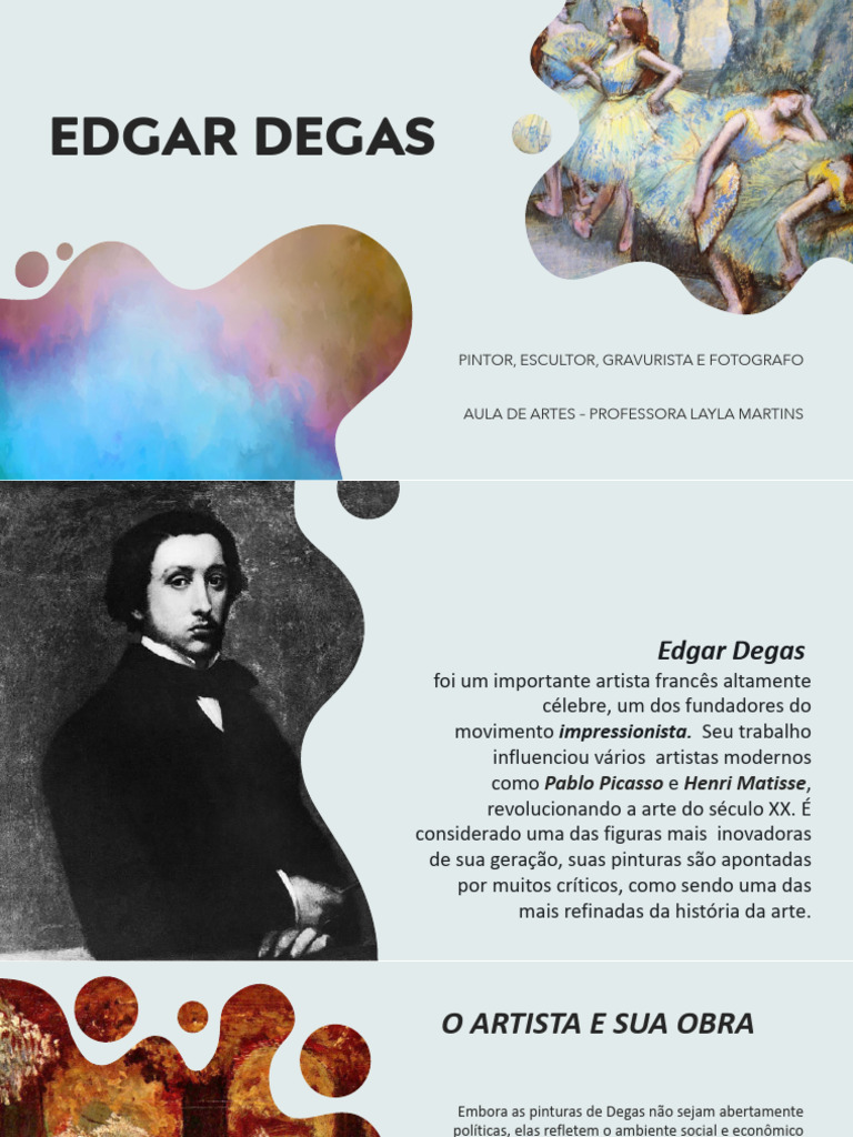 Edgar Degas | PDF | Edgar Degas | Pinturas