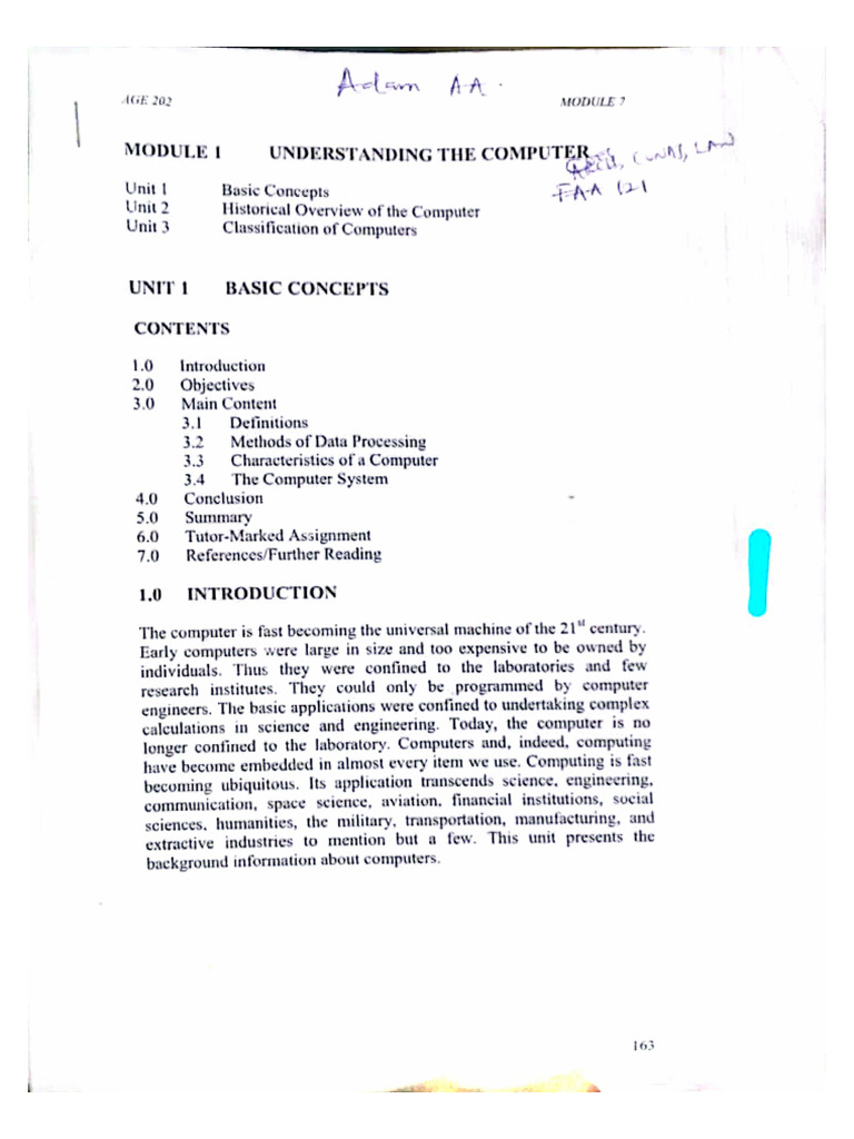 COS 101 Noteee | PDF