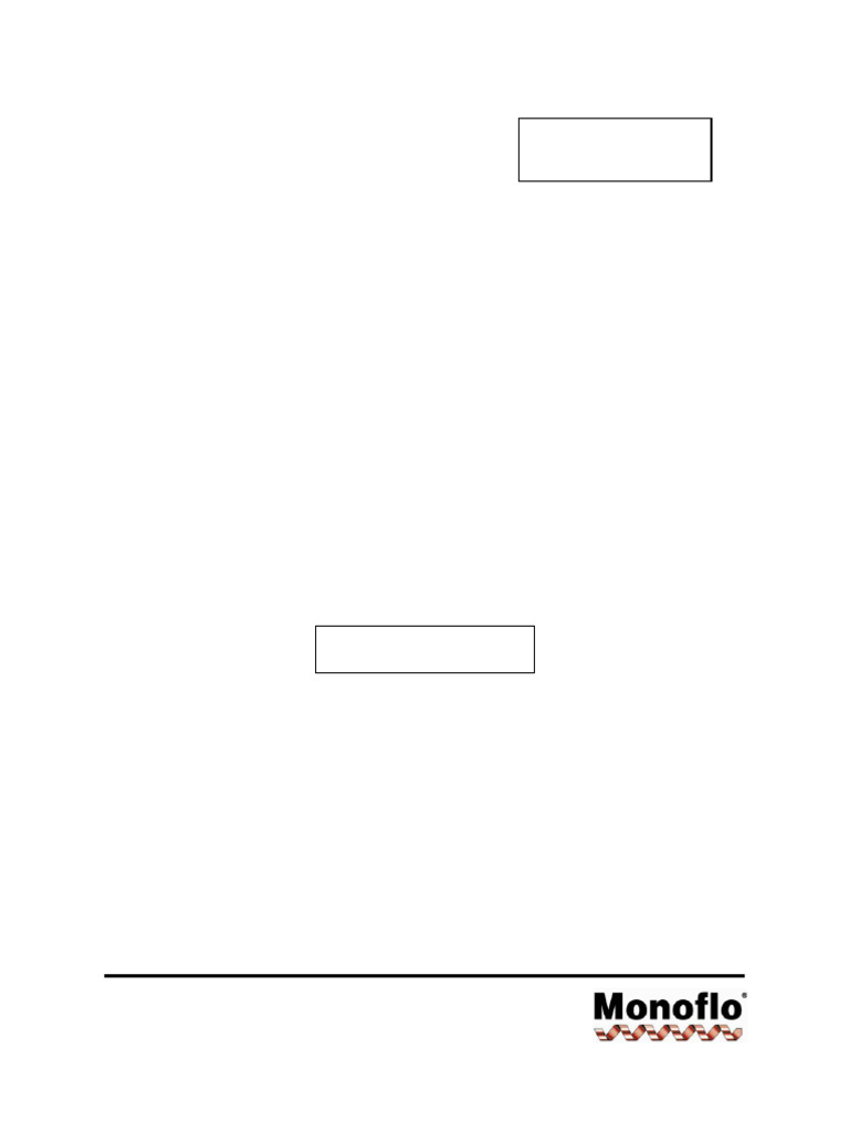 Item 6 - Mono X Range Inst Op and Maint Instructions | PDF | Pump | Valve