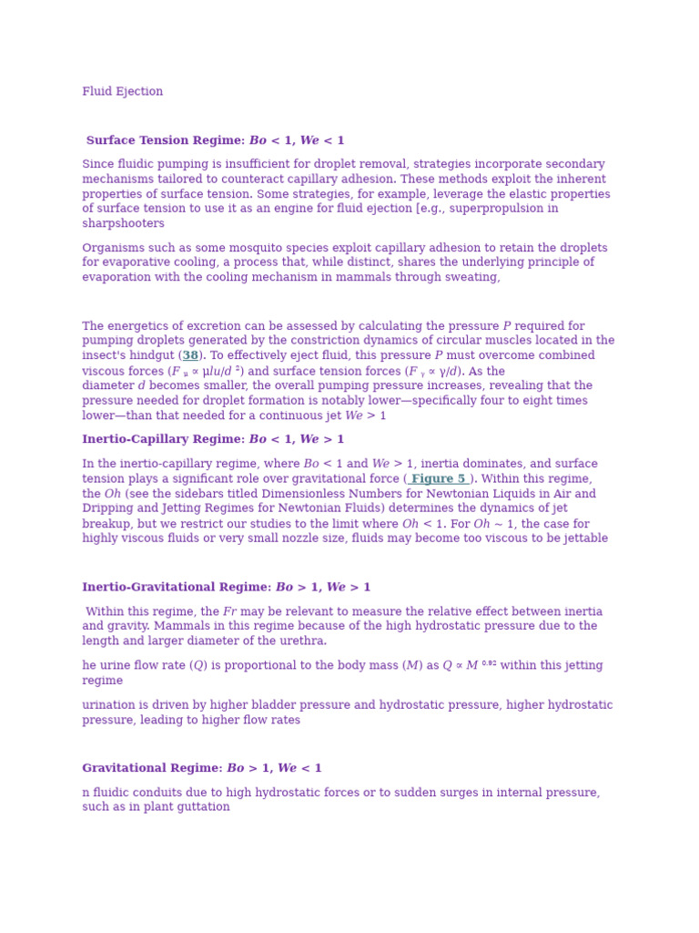Fluid Ejection | PDF | Nozzle | Propulsion