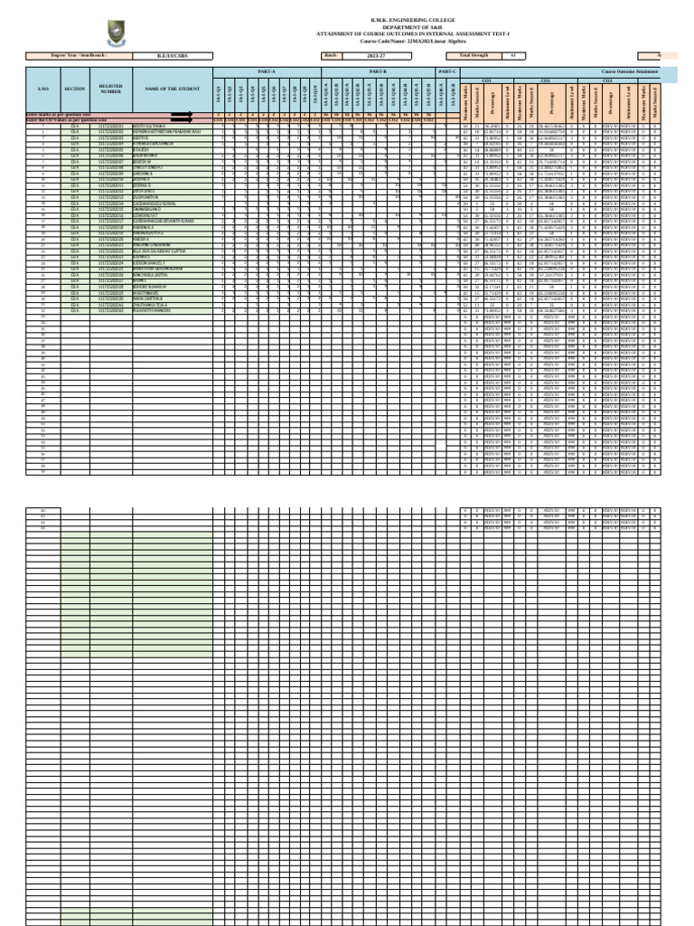 CSBS-22CS202 A | PDF