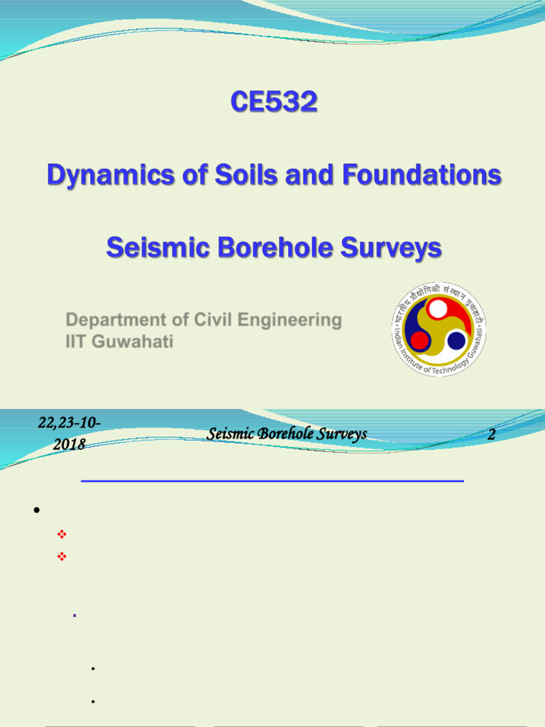 Seismic Borehole Surveys | PDF | Seismology | Waves