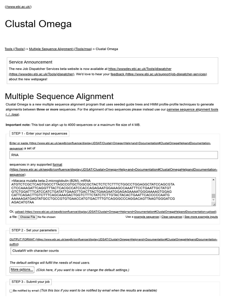 Clustal Omega - 1st Page | PDF | Computing | Biological Engineering