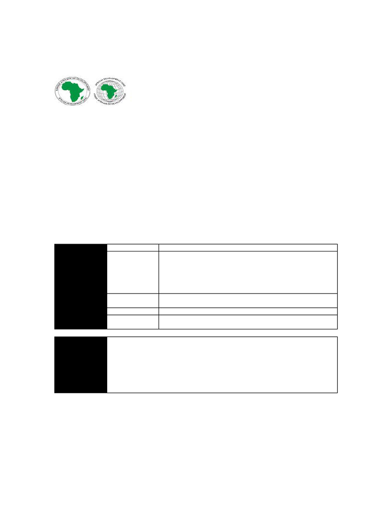 Chad - Project of Pastoral Rural Infrastructure and Transhumances | PDF ...
