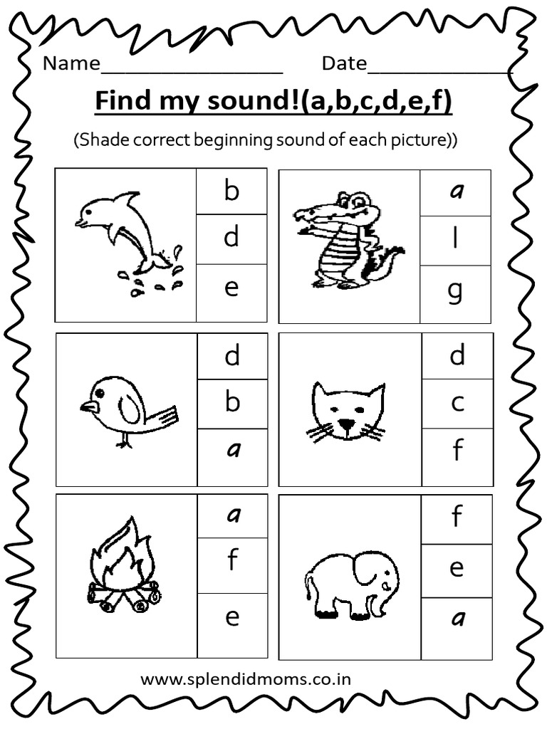 Find My Sound Abcdef 1 | PDF