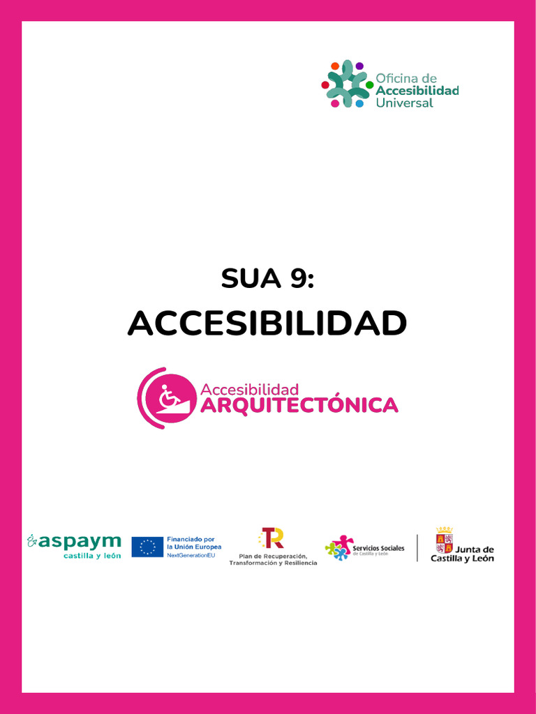 SUA 9 - Accesibilidad | PDF | edificio | Higiene