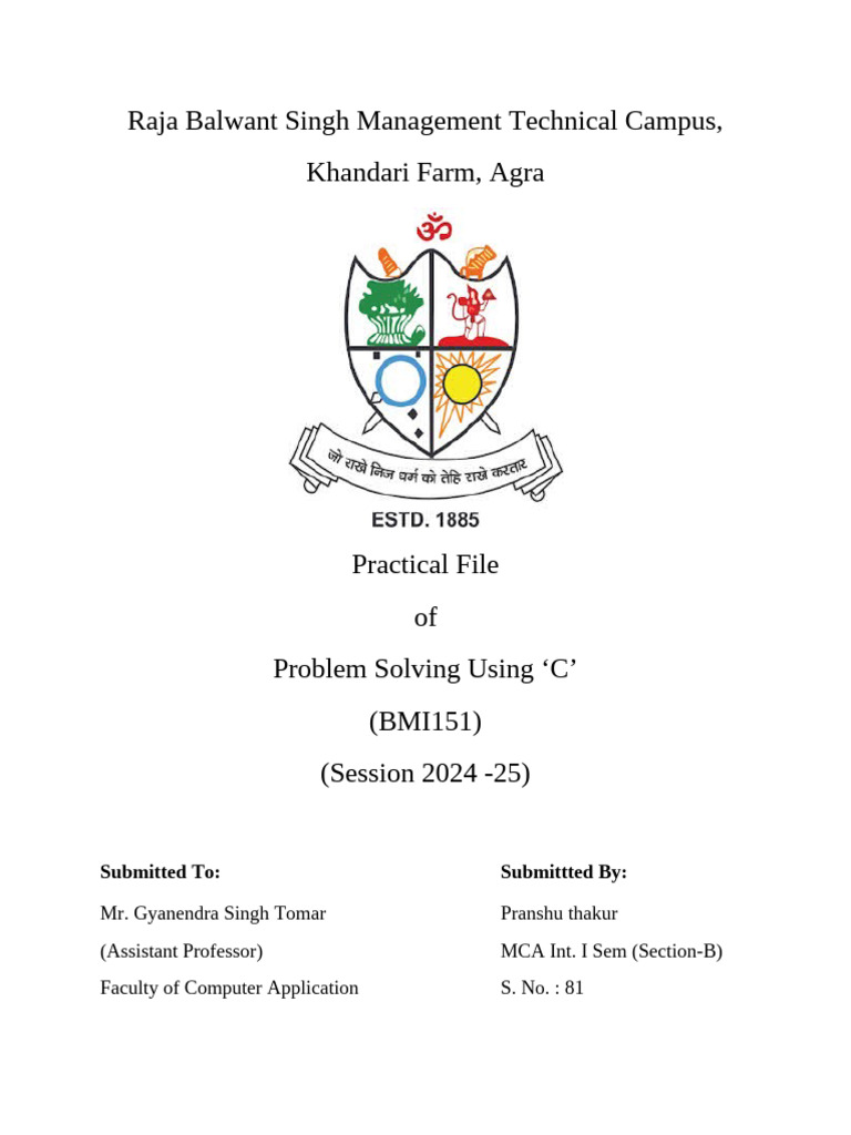 C File Front Page P | PDF