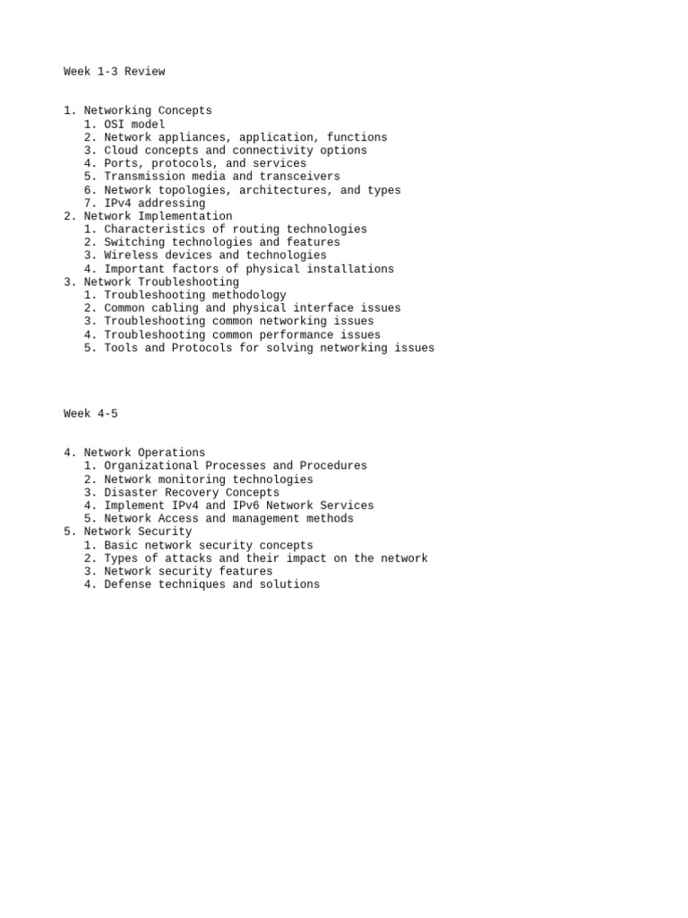 Network+ Study Guide | PDF | Computer Network | Domain Name System