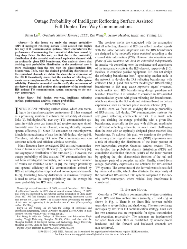 2.Outage_Probability_of_Intelligent_Reflecting_Surface_Assisted_Full_Duplex_Two-Way ...