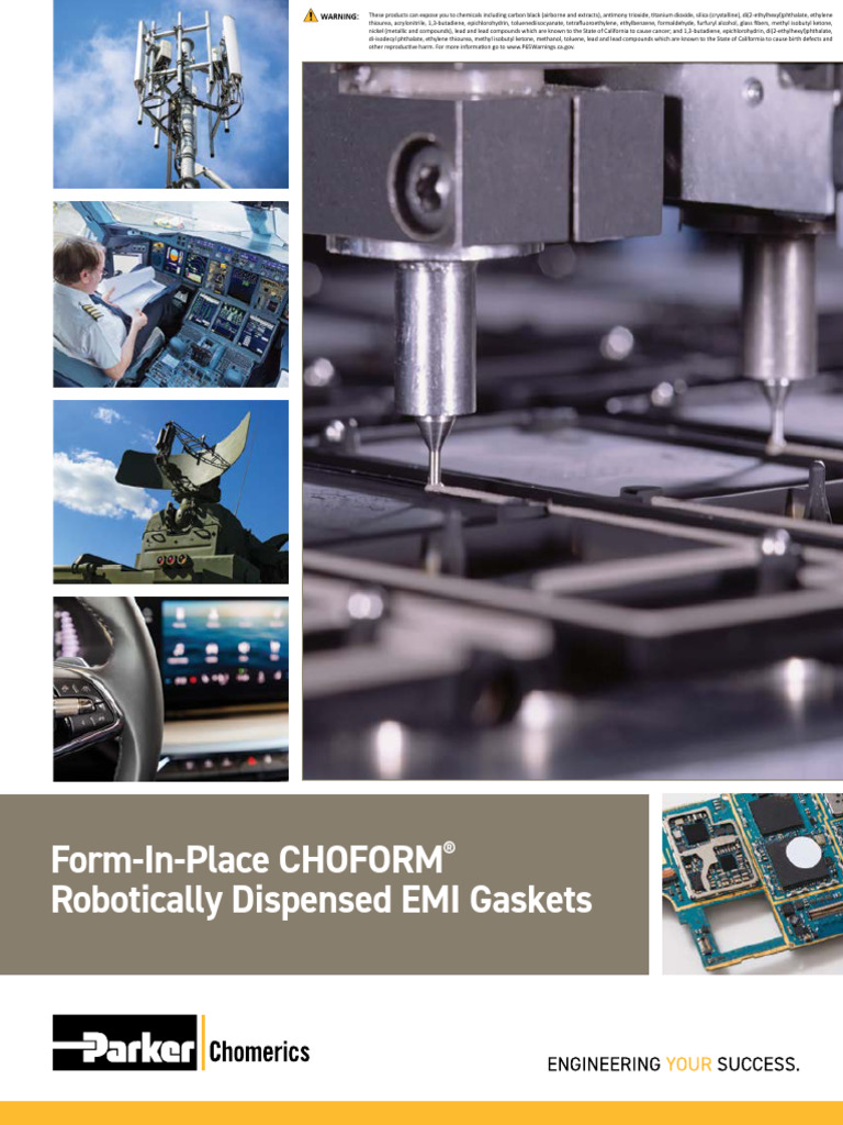 Parker Chomerics CHOFORM Form in Place EMI Gasketing Solutions An 1009 en | PDF | Silicone ...