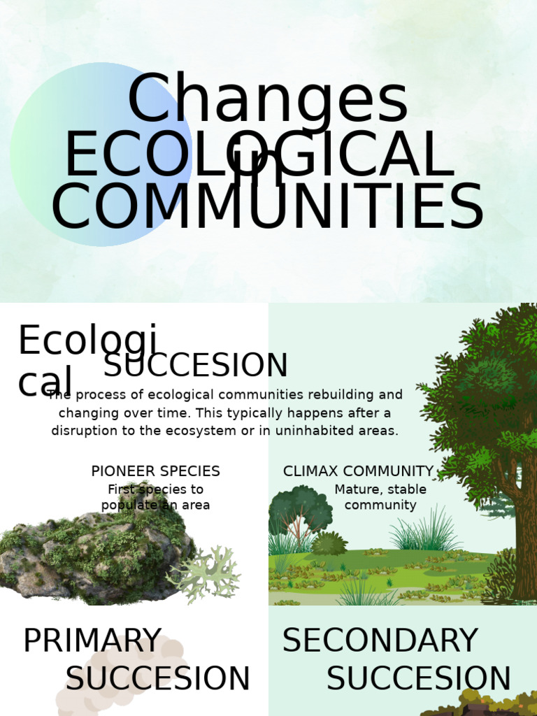 13N +ECO+5+Changes+in+Eco +communities | PDF | Extinction | Habitat