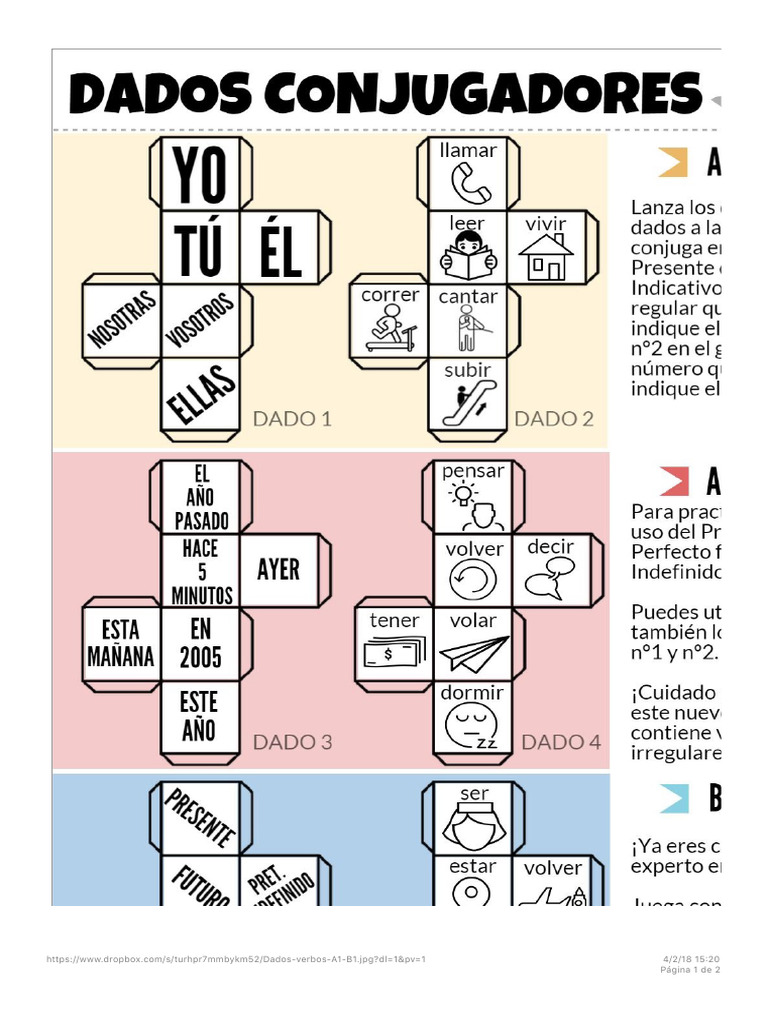Dados Verbos | PDF