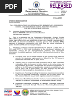 Deped Gentri Memo | PDF