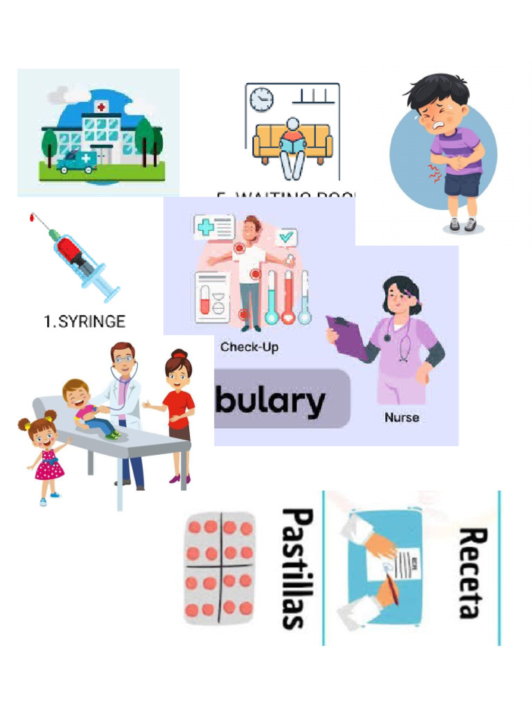 Hospital Vocabulario | PDF