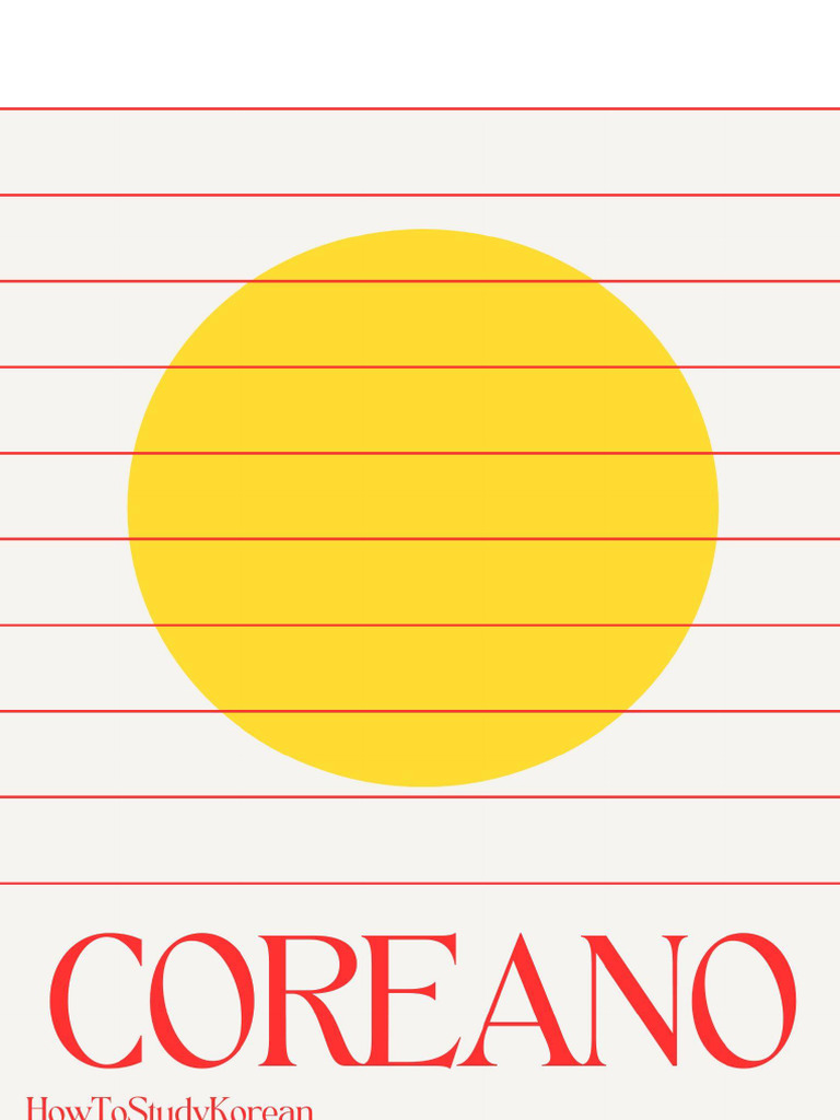 Coreano Document (1) | PDF | Lenguaje Koreano | Vocal