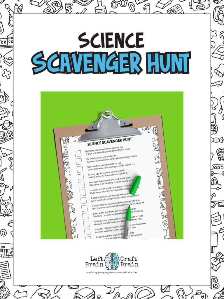At Home Science Scavenger Hunt | PDF