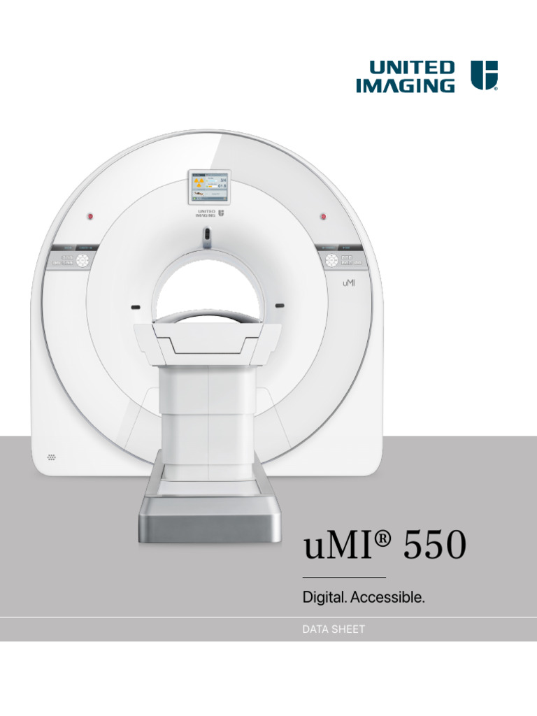 uMI 550 Datasheet IC-US-220207-570 | PDF | Ct Scan | Positron Emission ...