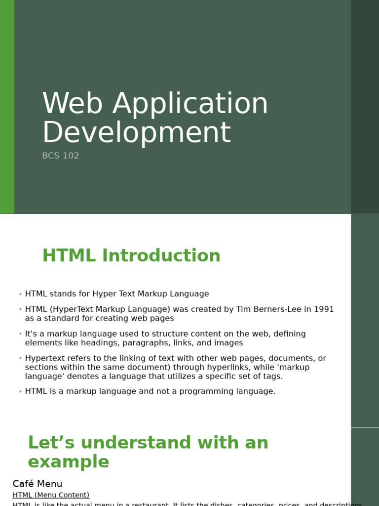 HTML-1 (CLASS NOTES) | PDF | Html Element | Html HTML-1 (CLASS NOTES) | PDF | Html Element | Html