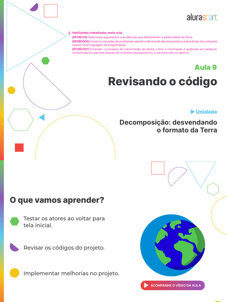 Cópia de Decomposição_Desvendando o formato da Terra_AULA9_PROF | PDF ...
