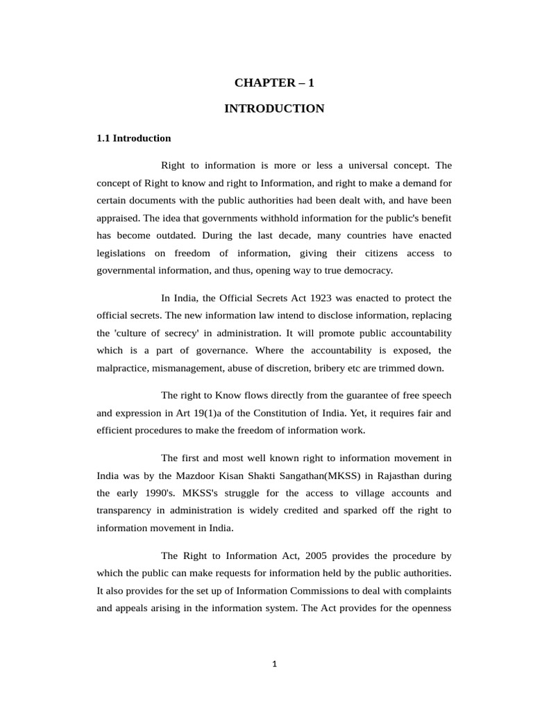 ajay report | PDF | Freedom Of Information Laws By Country | Justice