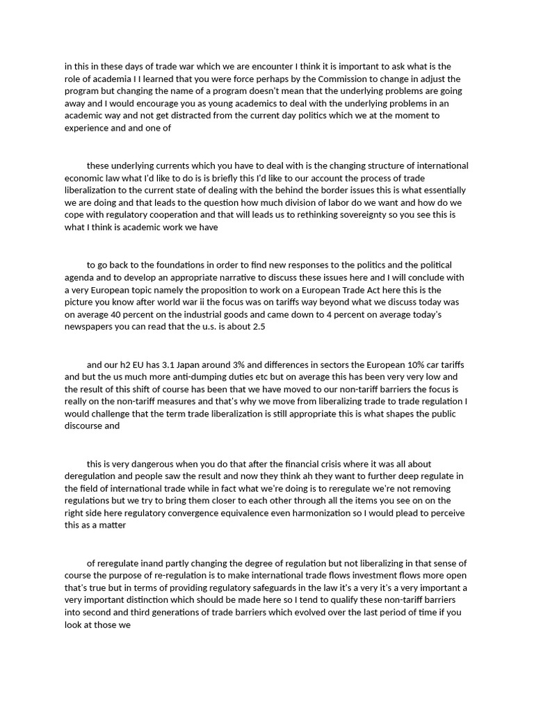 International Economic Law First Video Summary | PDF | Treaty ...
