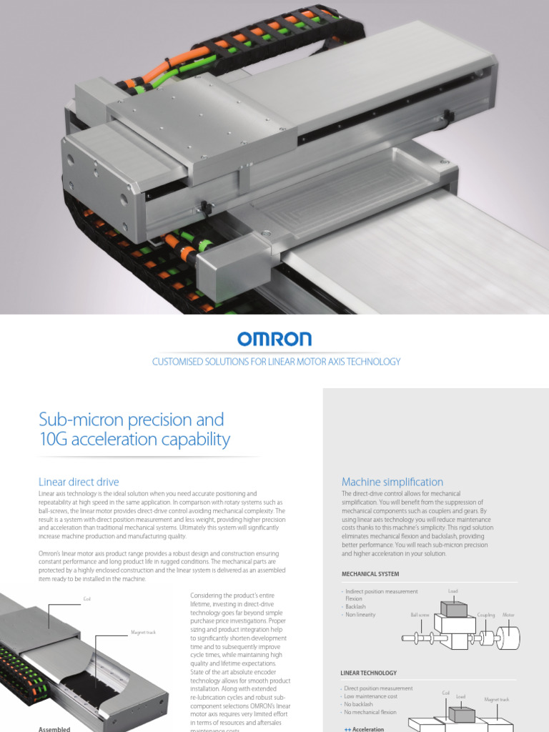 Linear Motor System Brochure en | PDF | Cartesian Coordinate System ...