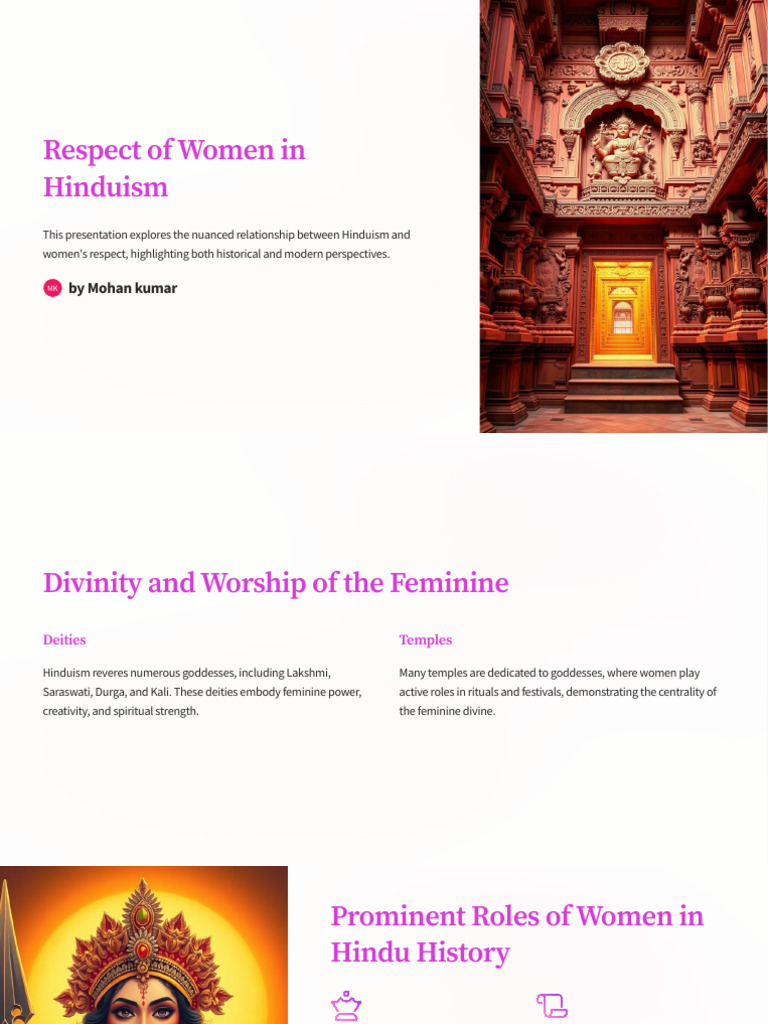 Hinduism and Women's Respect Insights | PDF | Hindu Deities | Indian ...