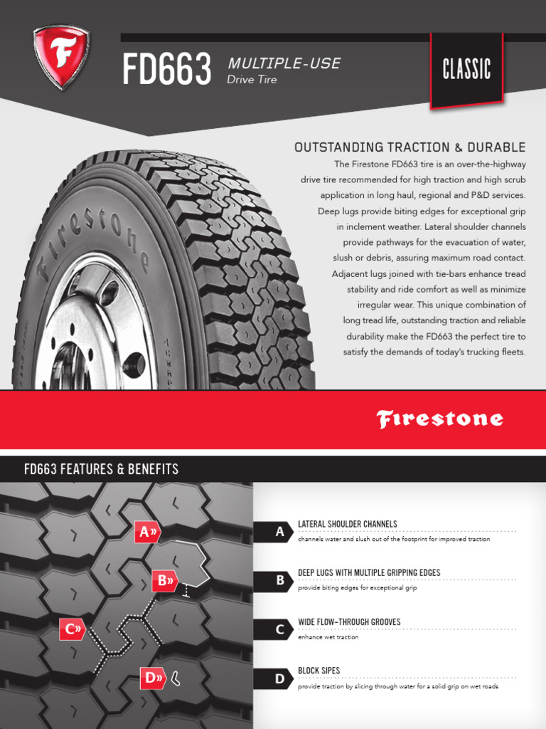 FD663 ProductSheet Classicpdf | PDF | Tire | Vehicle Technology