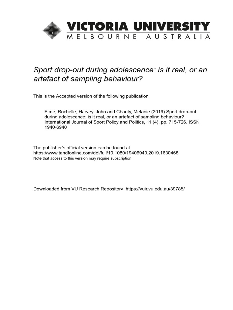 E Prints 39785 | PDF | Sampling (Statistics) | Adolescence