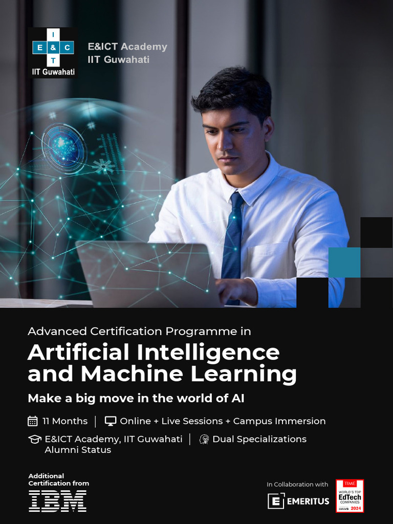 IITG AIML Brochure Batch 1 | PDF | Artificial Intelligence | Intelligence (AI) & Semantics