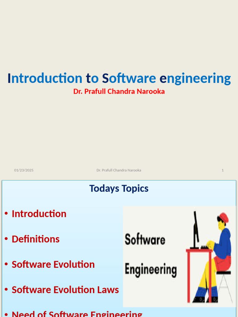 1 - Introduction To Software Engineering - P1 | PDF | Software ...
