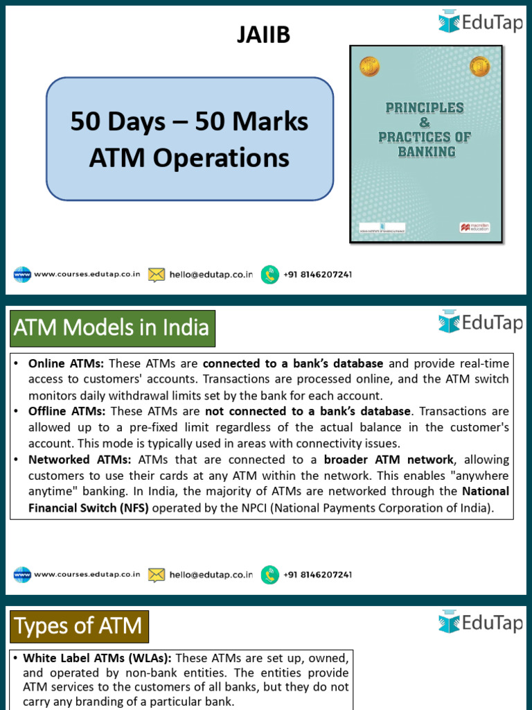 Part19 | PDF | Automated Teller Machine | Personal Identification Number