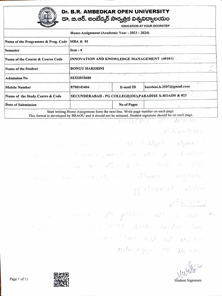 E:) . :90. Eoejt:J&-0: Dr. B.R. Ambedkar Open Unive - Rsity ?:sa | PDF