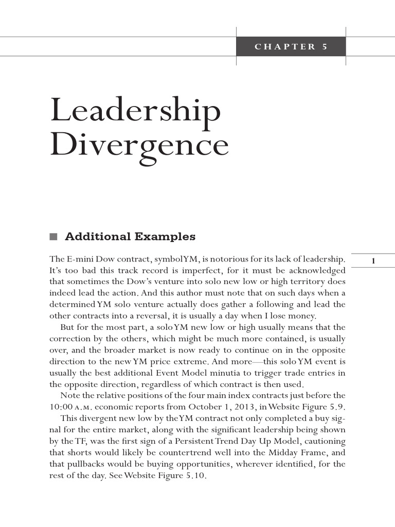 Leadership Divergence Examples | PDF