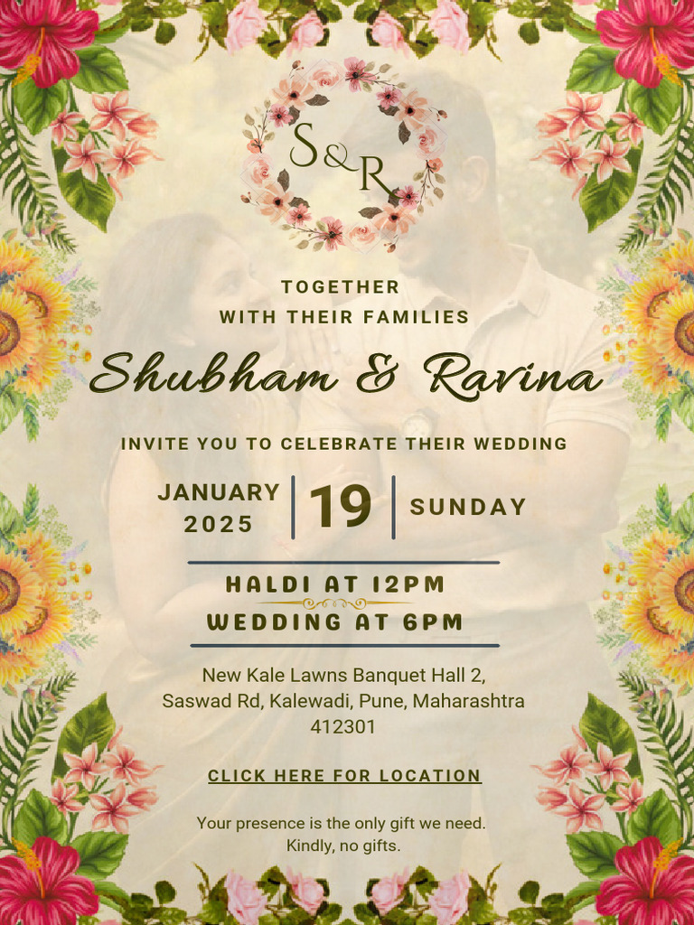 Shubham - Wedding Invitation | PDF