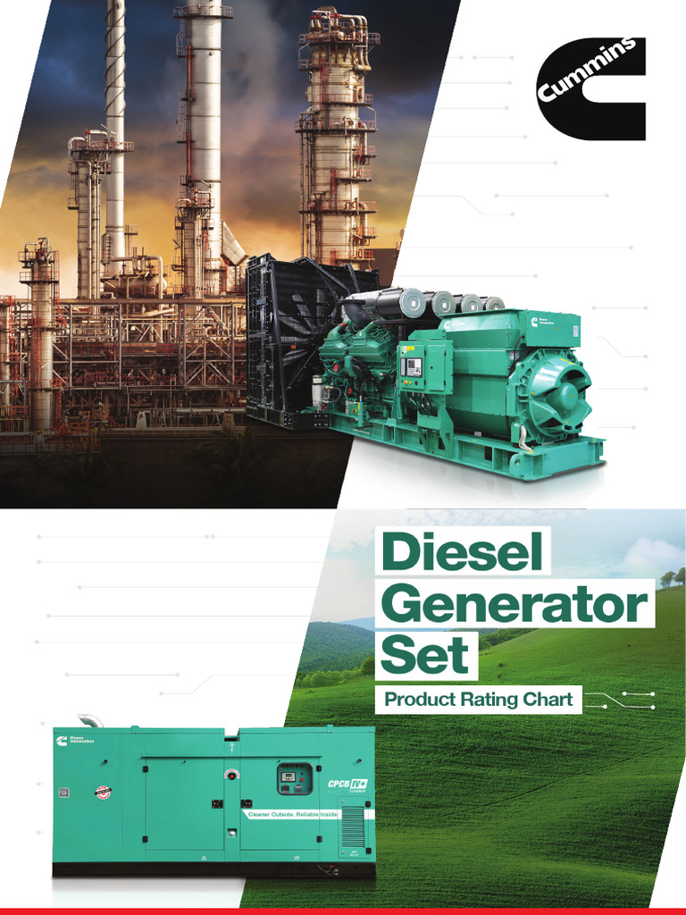 Cummins India Rating Chart CPVB | PDF | Power (Physics) | Energy Industry