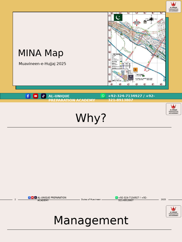 Mina Map (With Lecture Notes) | PDF