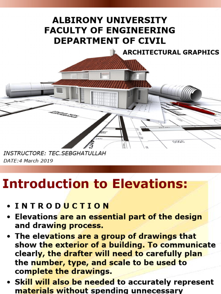 Understanding Architectural Elevations | PDF | Drawing