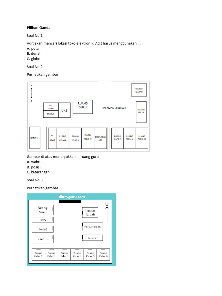 Soal Ulangan Ipas Denah | PDF