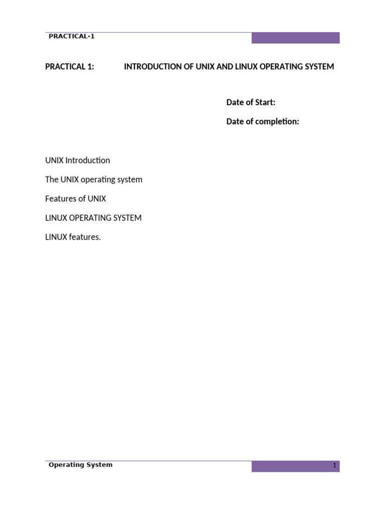 Practical 1 Homepage | PDF