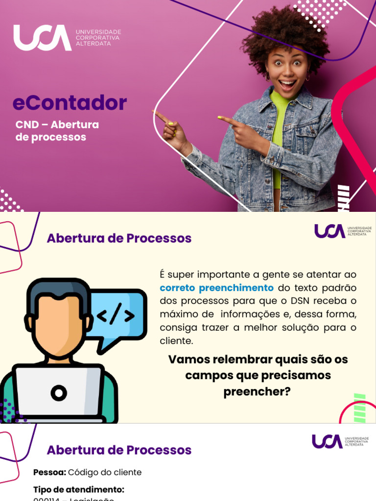Como abrir processos | PDF