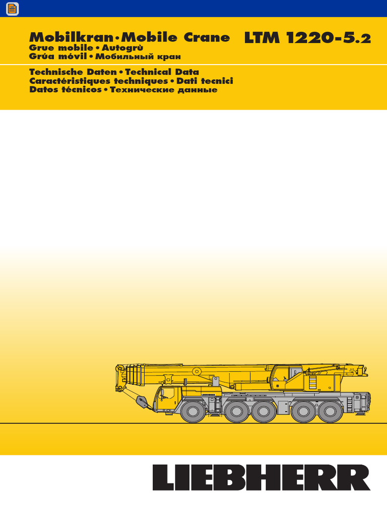 Liebherr LTM 1220 5 2 | PDF | Economies