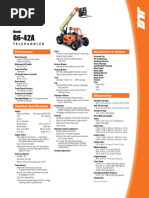 SkyTrak 12054 Specifications & Load Chart | PDF | Horsepower | Car