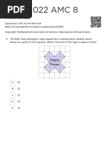 Amc8 2024 Solutions | PDF | Triangle | Mathematics