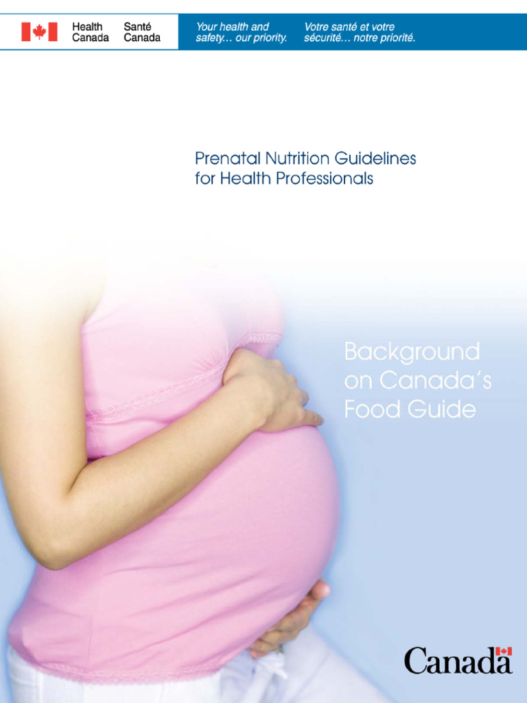 Prenatal Nutrition Guidelines | PDF | Motherhood | Midwifery