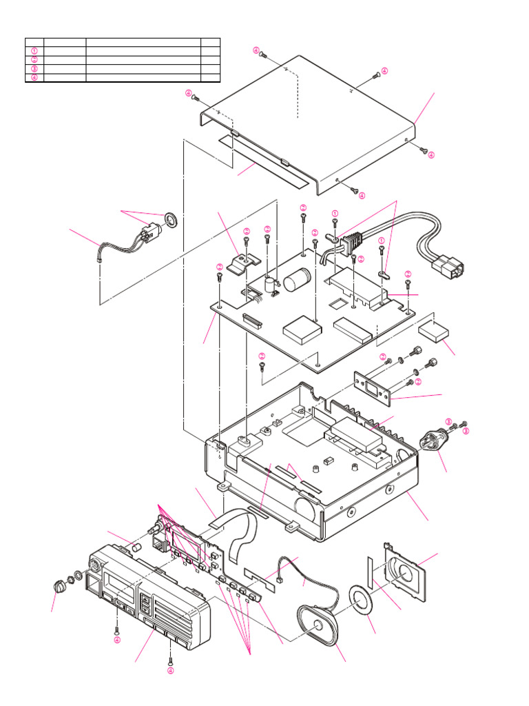 VX-3200 Exploded View | PDF | Electrical Engineering | Electrical ...